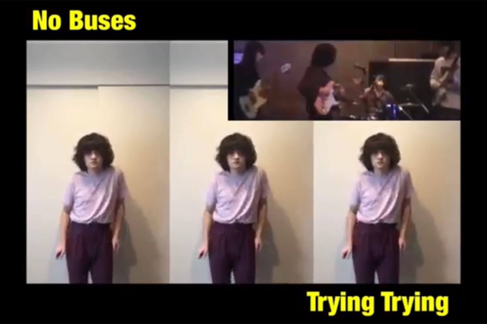 No Busesが1st Full Album『Boys Loved Her』のリリースに先駆け、「Trying Trying」のミュージック ...