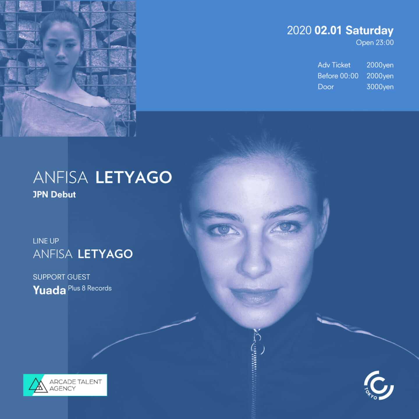 才色兼備のフィメールDJ、Anfisa Letyagoが待望の初来日決定！共演にHITO、YUADA | Qetic