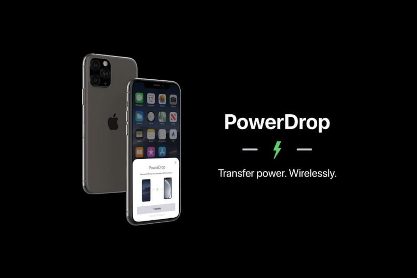 iPhone同士で充電できる！？新機能「PowerDrop」のコンセプト画像が公開 | Qetic