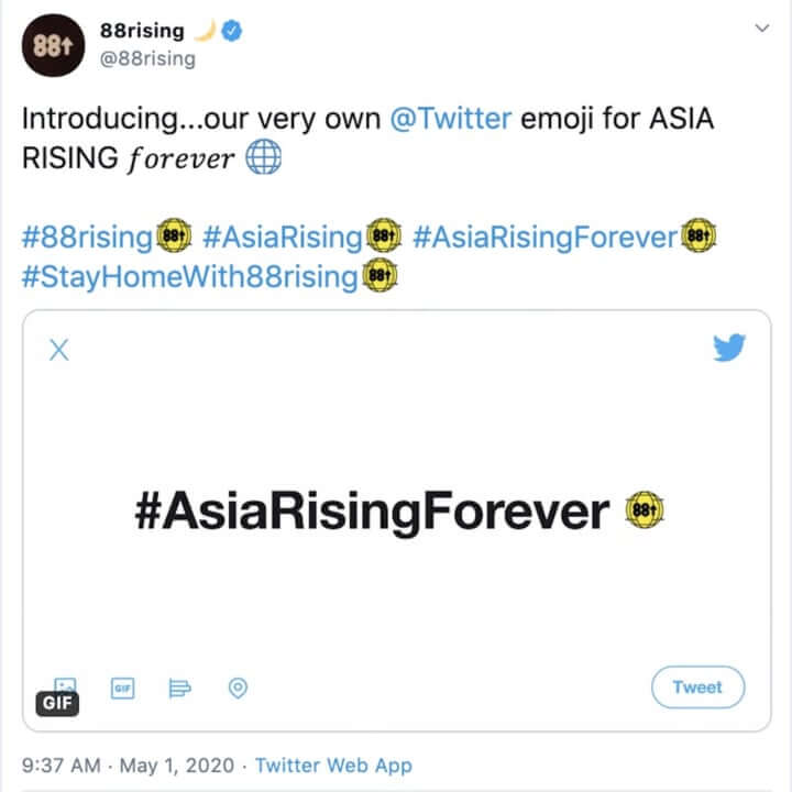 配信ライブ＜88rising Presents：ASIA RISING FOREVER＞のハイライトクリップがTwitterで視聴可能に ...