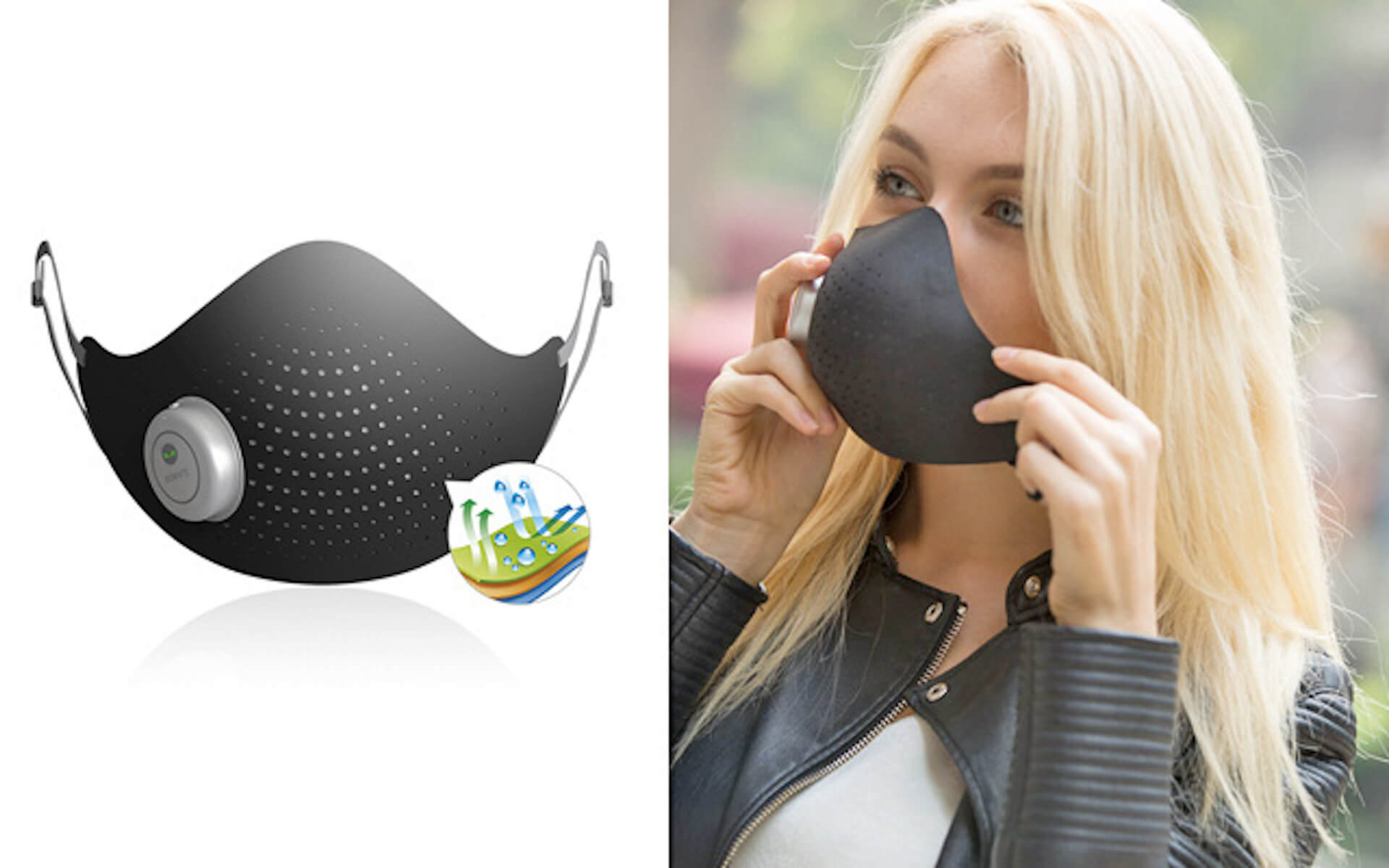 空気清浄機能をマスクに搭載！海外クラウドファンディングで1億円の支援を得た『comfort mask』が日本に上陸 | Qetic