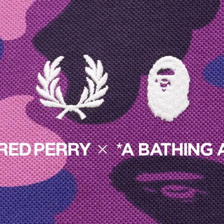 Fred Perry X A Bathing Aperコラボ第2弾|ポロシャツ、トラックジャケット、フーディが登場 Qetic
