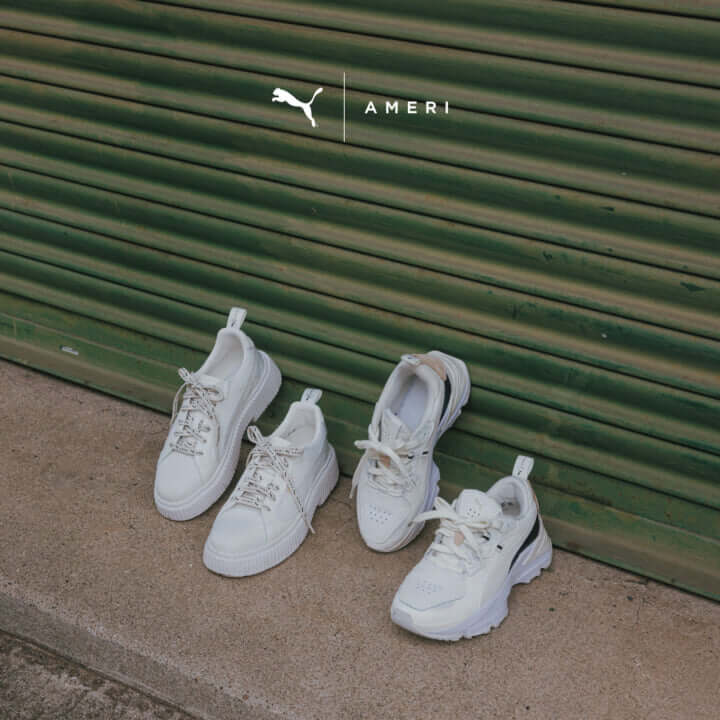 「PUMA x AMERI」初コラボレーションのフットウェアを発売｜全2モデルが4月13日より発売 | Qetic