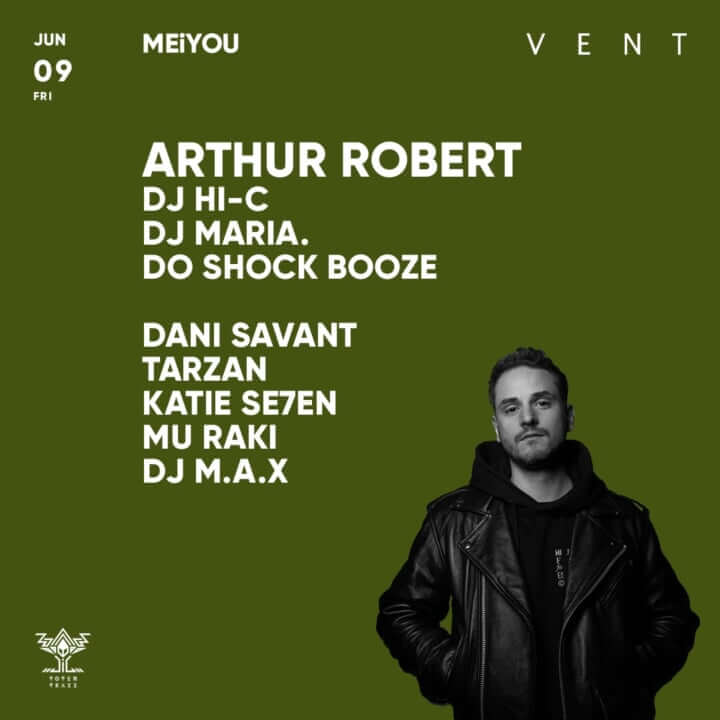 サイケデリック・テクノを操るDJ／プロデューサーのArthur Robertが来日｜VENTでのイベントにはHI-C、MARIA.、DO ...